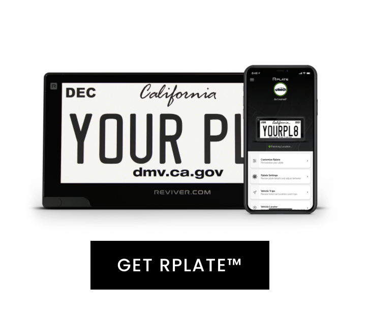 RPlate by Reviver - Basic Digital License Plate (Contact us to Order ...